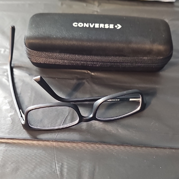 Converse | Other | Converse Black Rectangular Eyeglasss Frames With ...